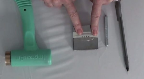 Tip of the Day: Stamping in a Straight Line from Impress Art - Stamp ...