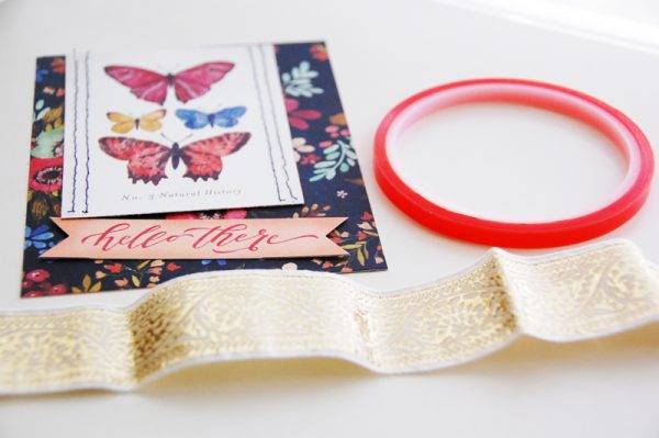 Ruffled Ribbon Border Card – Stamp & Scrapbook EXPO