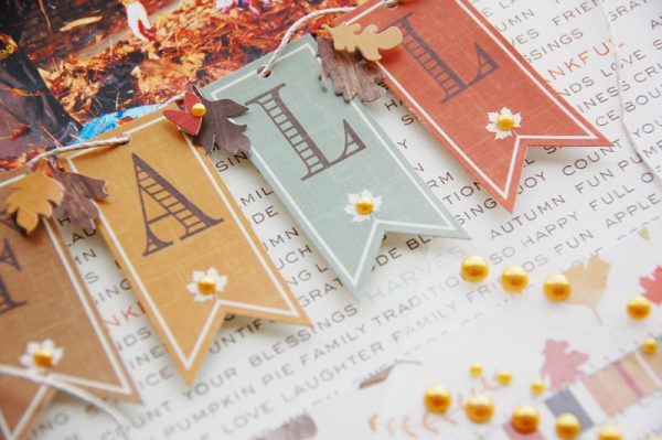 Fall Banner Layout with PHOTO PLAY PAPER – Stamp & Scrapbook EXPO