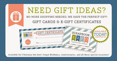 Gift Card Ad – Stamp & Scrapbook EXPO