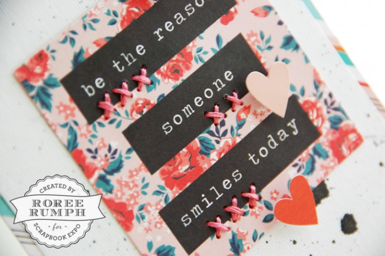 Mist-Splattered Card – Stamp & Scrapbook EXPO