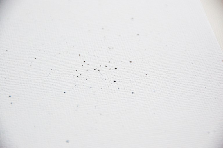 Mist-Splattered Card – Stamp & Scrapbook EXPO