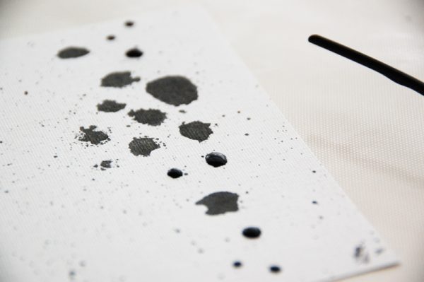 Mist-Splattered Card – Stamp & Scrapbook EXPO
