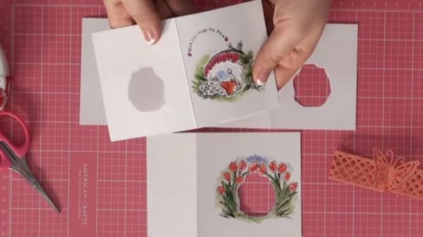 Tip of the Day: Swing Fold Card by Art Impressions - Stamp & Scrapbook EXPO