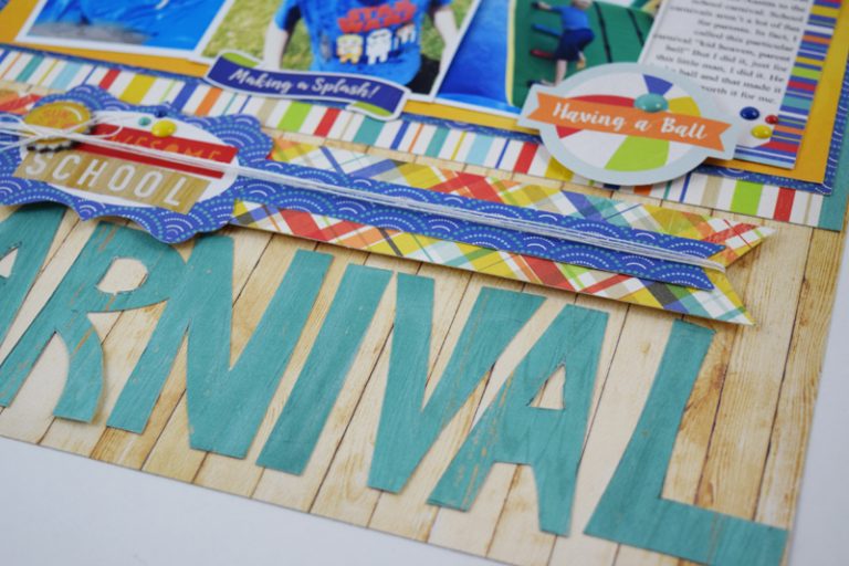 School Carnival Layout and Video Tutorial – Stamp & Scrapbook EXPO