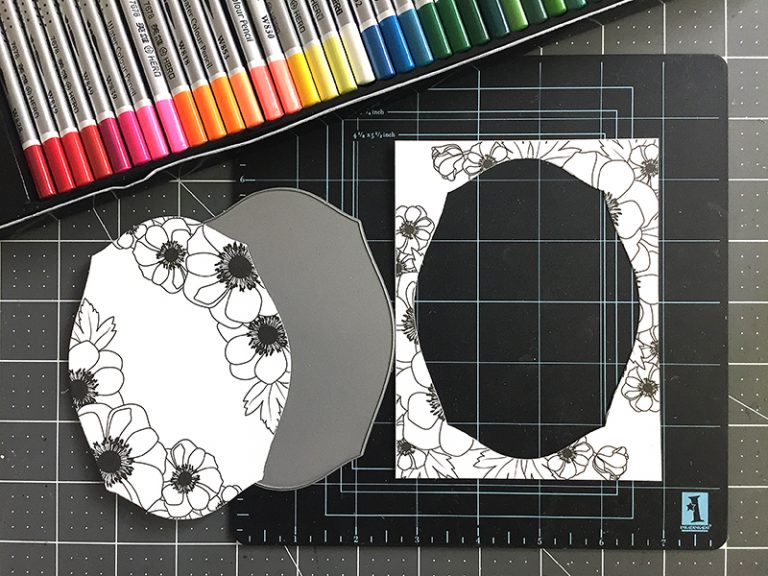 A Colorful Focal Point That Lines Up With a Background Image – Stamp ...