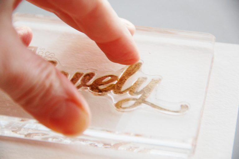 Brush Lettering Card – Stamp & Scrapbook EXPO