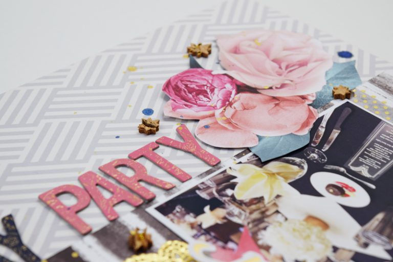 Holiday Party Two-Page Layout – Stamp & Scrapbook EXPO