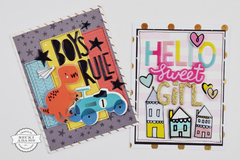 Boy & Girl Themed Cards – Stamp & Scrapbook EXPO