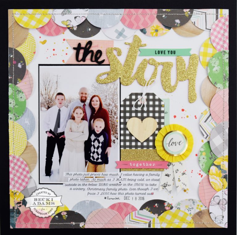 Scrapbooking with a 6×6 paper pads – Stamp & Scrapbook EXPO