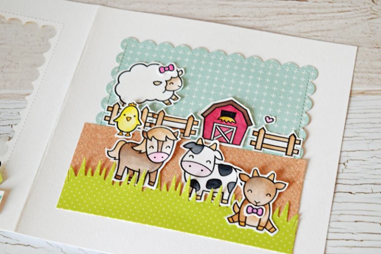 Barnyard Animal Card – Stamp & Scrapbook EXPO