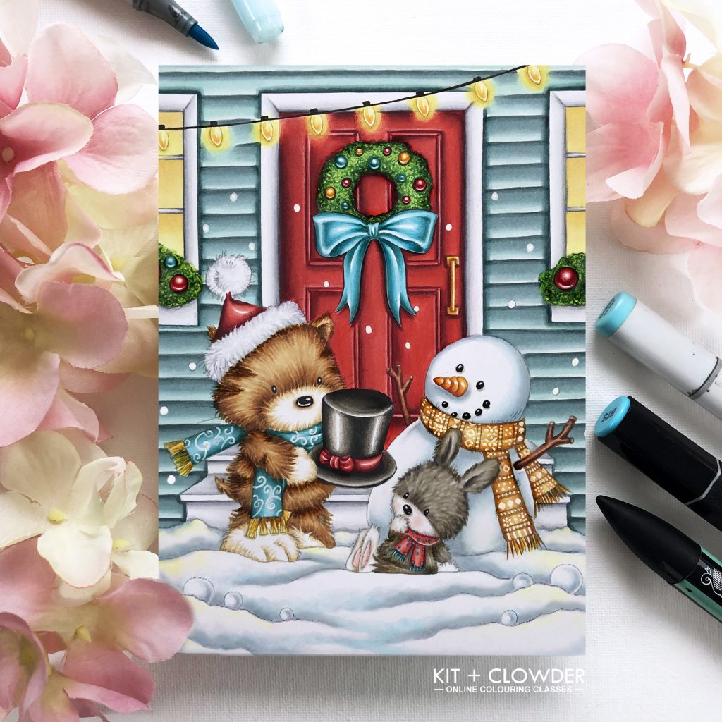 24 Days of Christmas – Day Eleven with Kit & Clowder Online Colouring ...